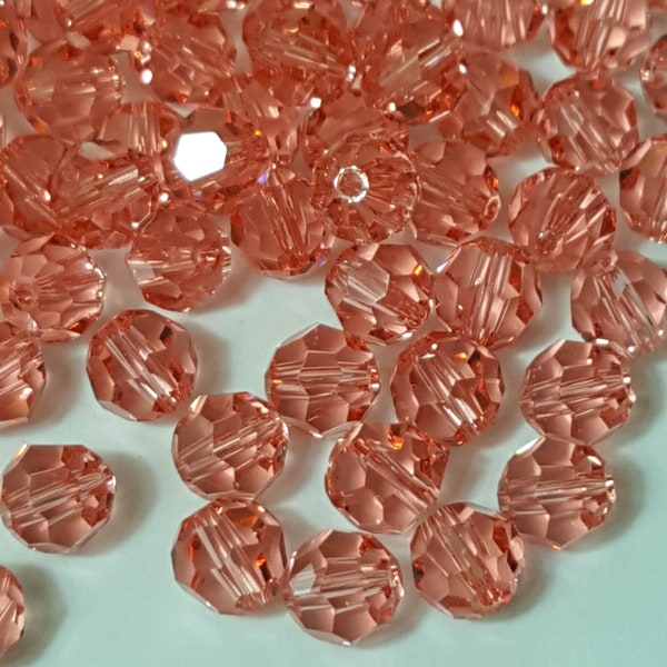 Peach Swarovski Crystals - Etsy
