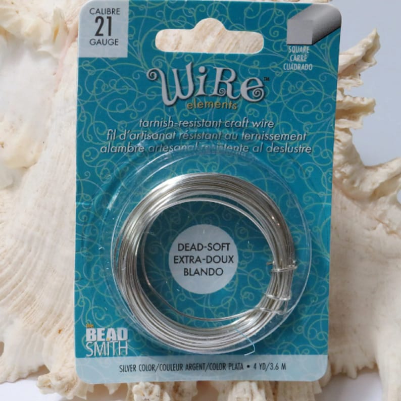 21g Square Easy (dead Soft) Temper Beadsmith Tarnish Resistant Craft ...