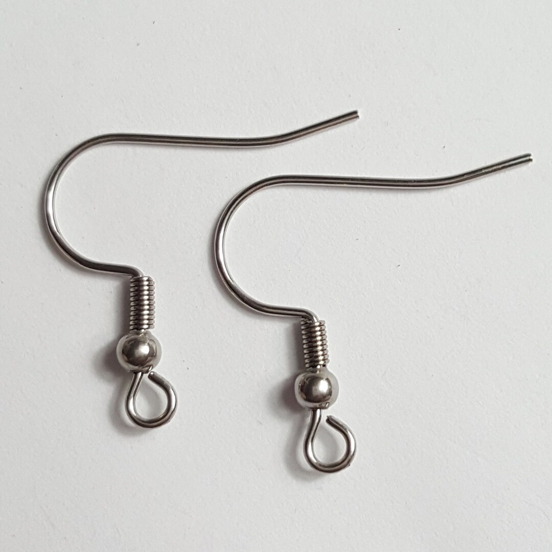 20x19.5mm Stainless Steel 316 Ear Wires French Earring With Ball ...