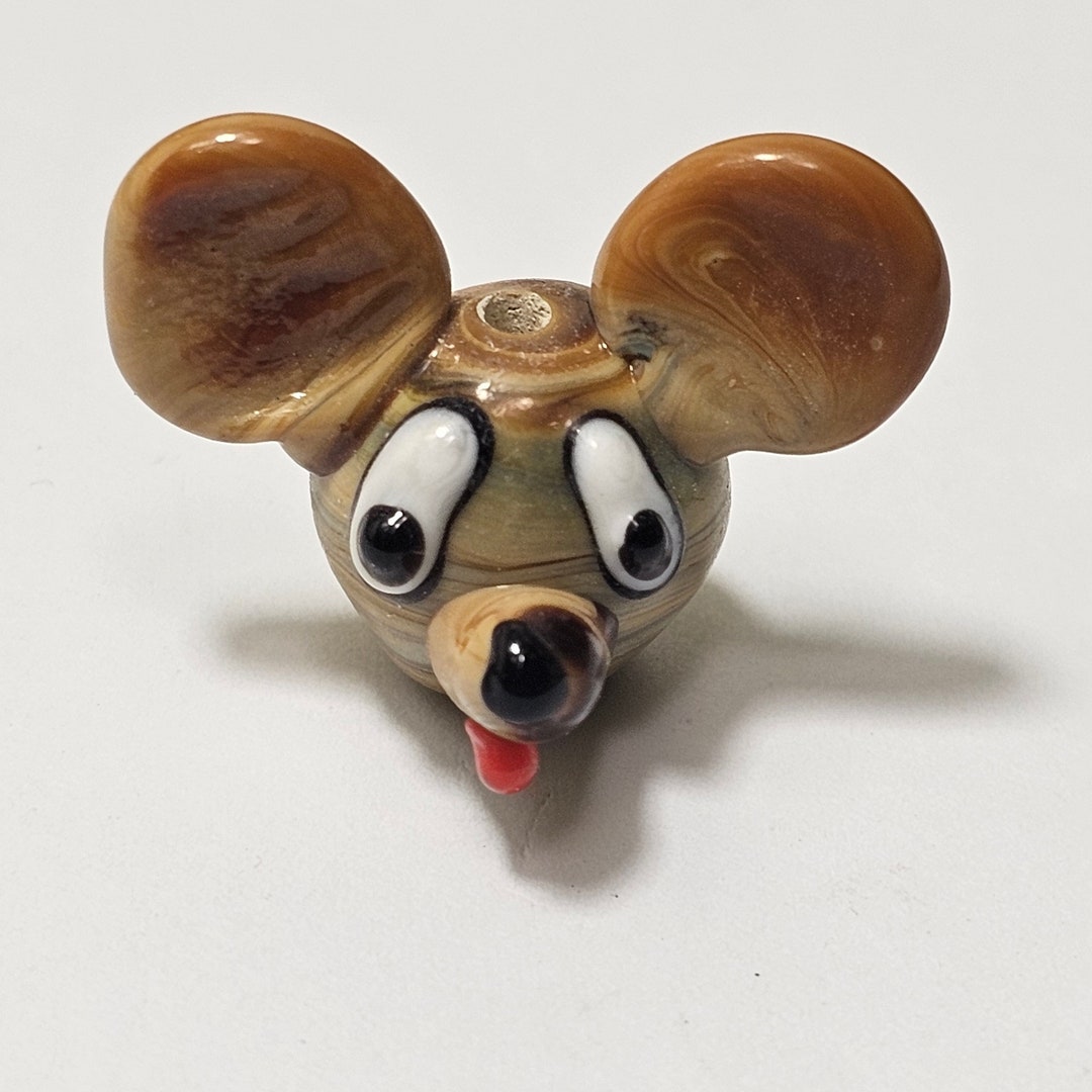 Hand Painted Character Shaped Ceramic Beads, 2 Pcs - Etsy