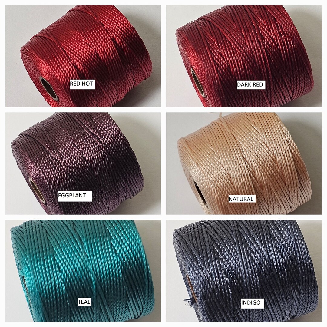 S-lon TEX210 Polyester Beading Thread, Select From 40 Colours - Etsy
