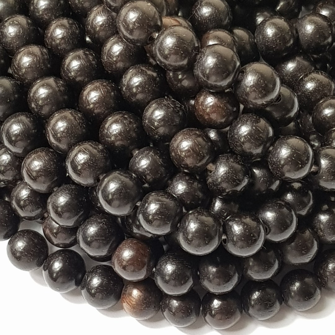 Genuine Black Ebony Mala Strand, 108 Beads - Select 6mm or 8mm - Etsy
