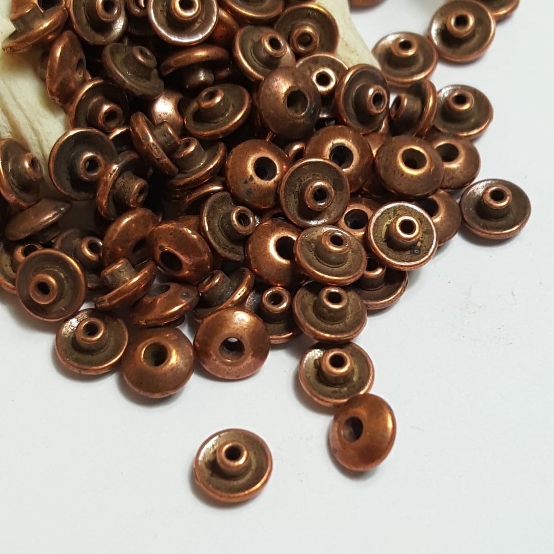 Tierracast Britannia Pewter Bead Aligners, 6mm, Peg Size 2.5mm, Antique ...