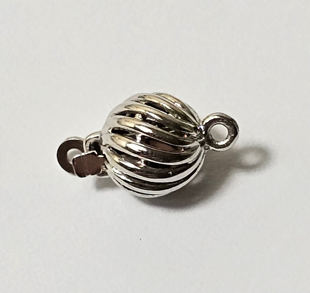 6.5mm Sterling Silver Jka Kohle Germany Safety Clasp (GJW2178), Sold ...