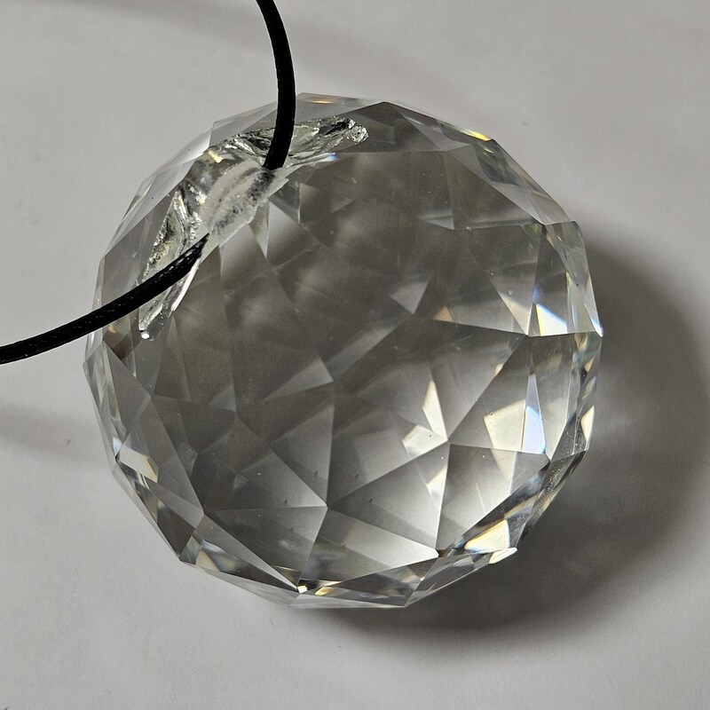 Faceted Crystal Ball - Etsy