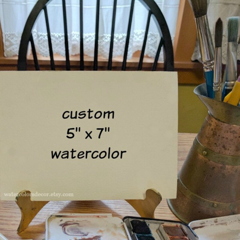 5x7 Watercolor Print - Etsy
