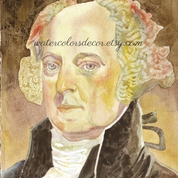 John Adams Portrait - Etsy