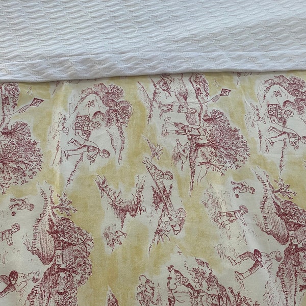 Yellow Toile - Etsy