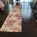 Toile Extra Wide/ Long Table Runner. French Country Runner. - Etsy
