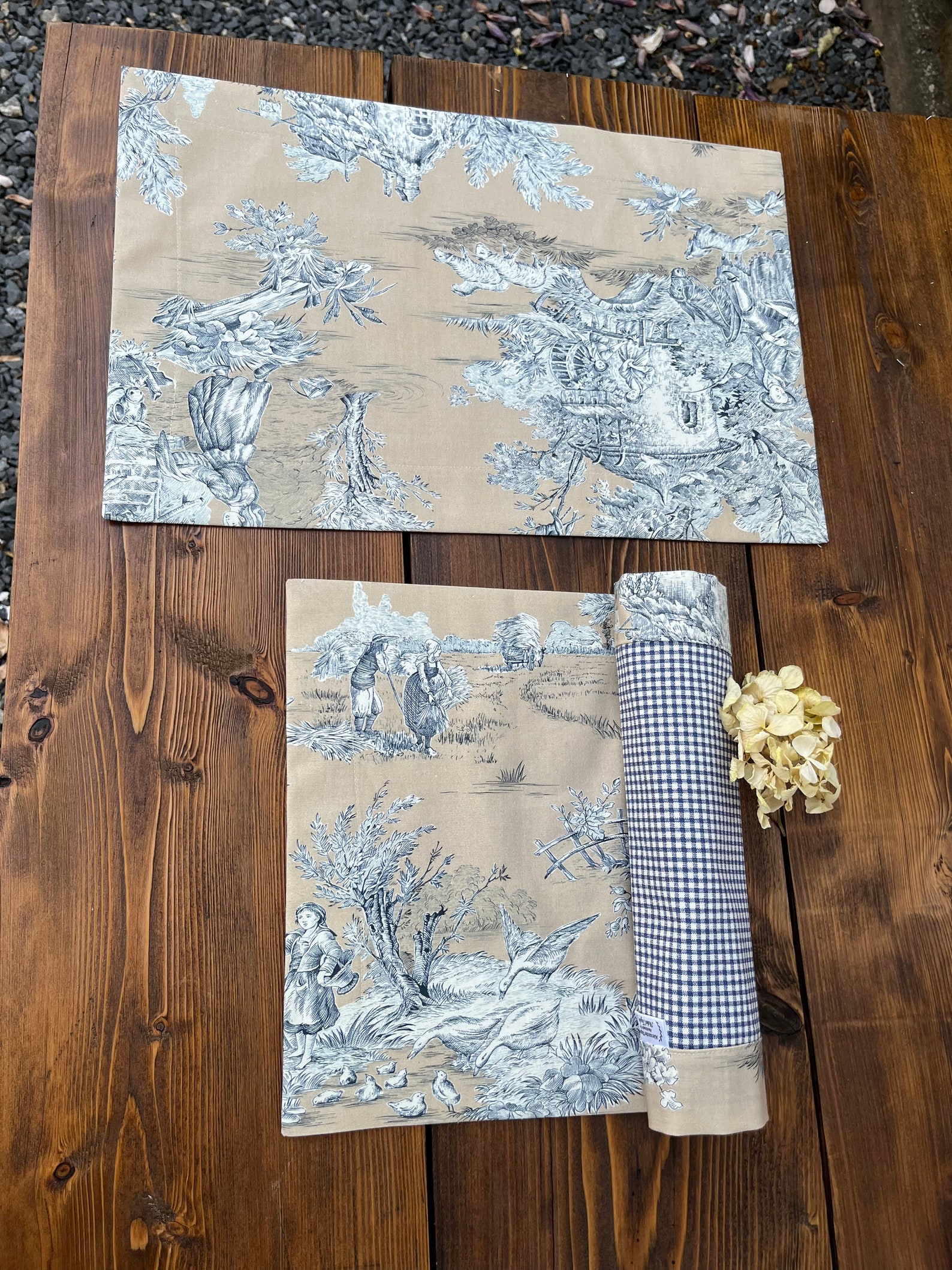 French Country Placemats Farmhouse Placemat Hanukkah - Etsy