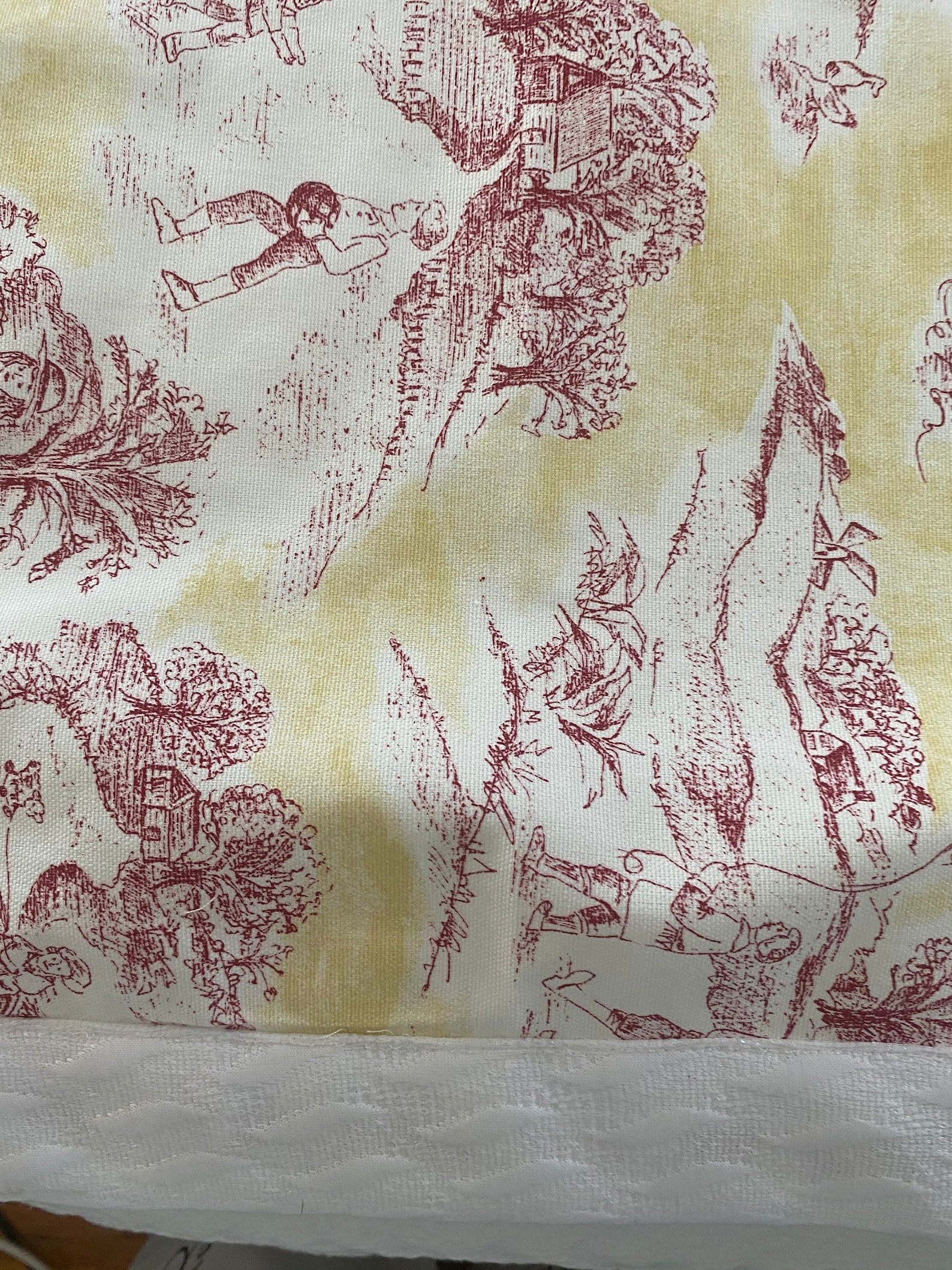 Children Toile Blanket Baby Toile Blanket Yellow Toile - Etsy.de