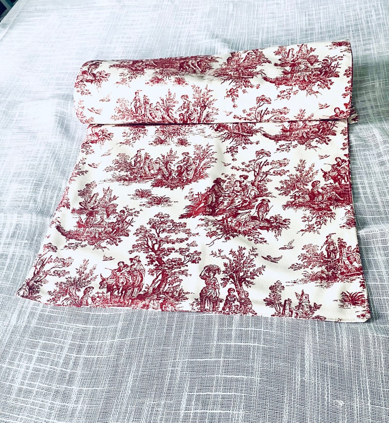 French Country Table Runner Extra Long Toile Runner. - Etsy