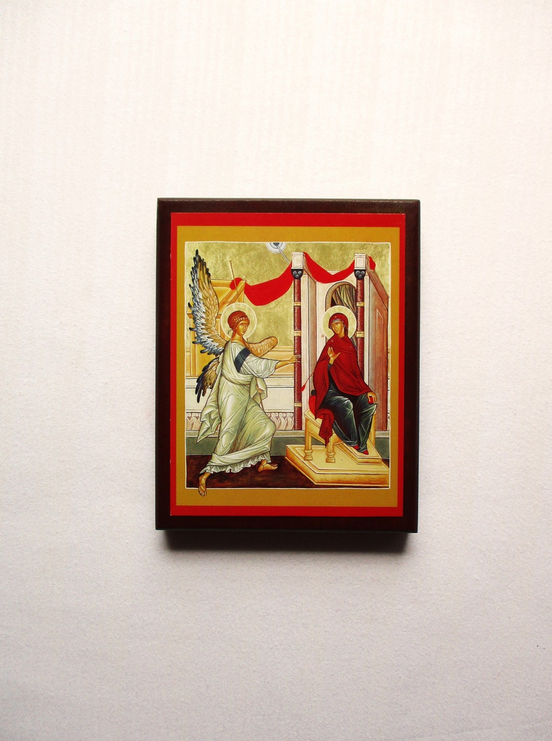 The Annunciation Plaque the Printery House Conception Abbey Religious ...