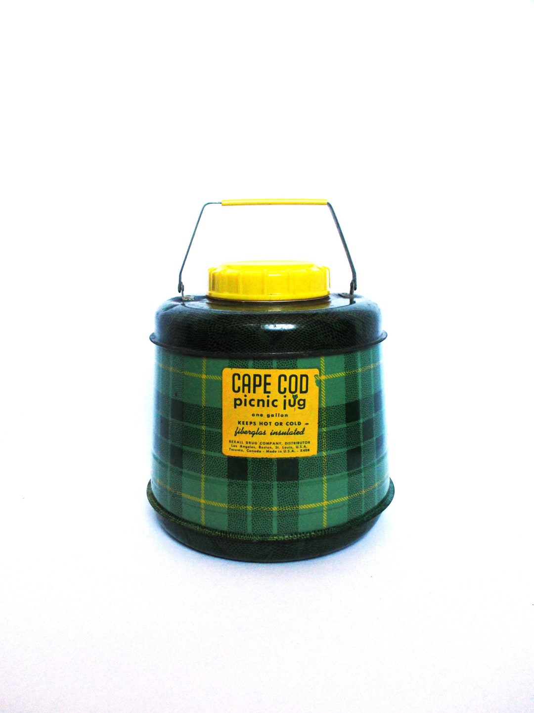 Cape Cod Picnic Jug Vintage Cooler Large Thermos Fiberglass Insulated ...