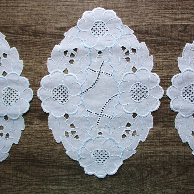 Blue Doilies - Etsy