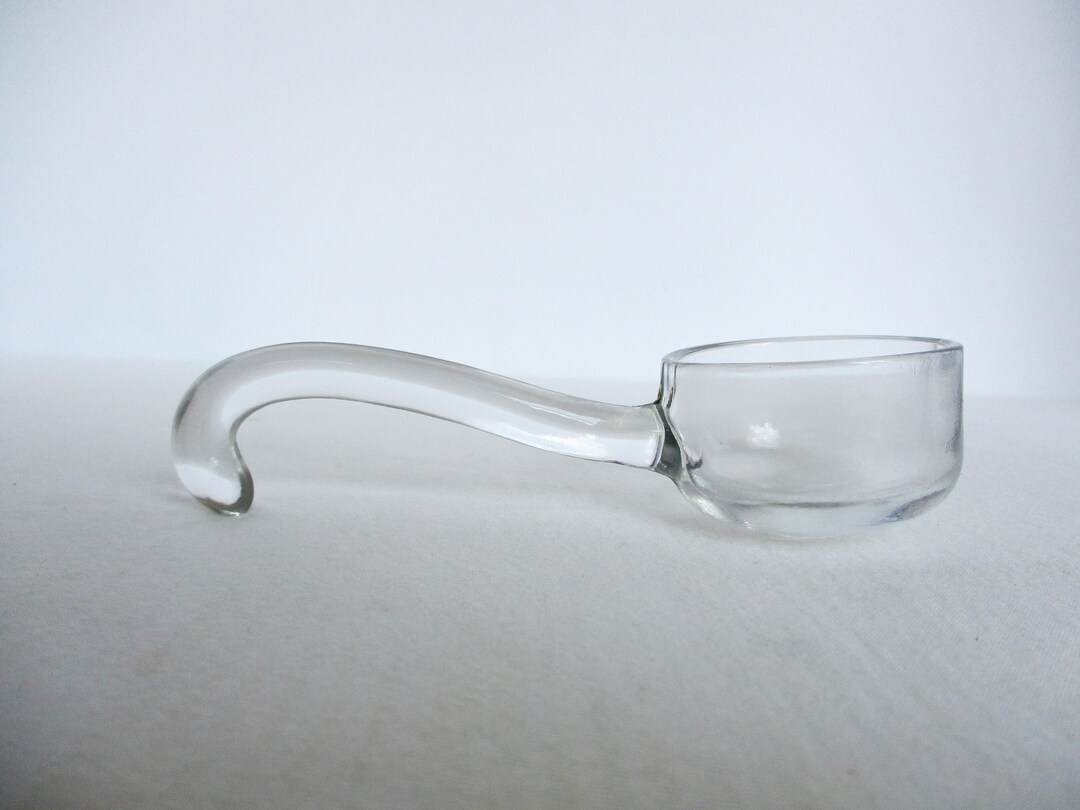 Depression Glass Vintage Mayo Spoon Glass Condiment Spoon Mayonnaise ...