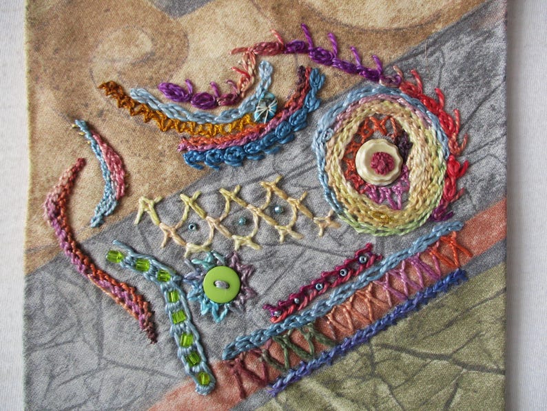 Stitch Sampler Lot Finished Hand Embroidery - Etsy