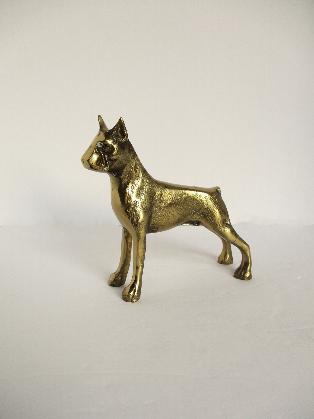 Brass Boxer Dog Metal Boxer Figurine Male Dog - Etsy