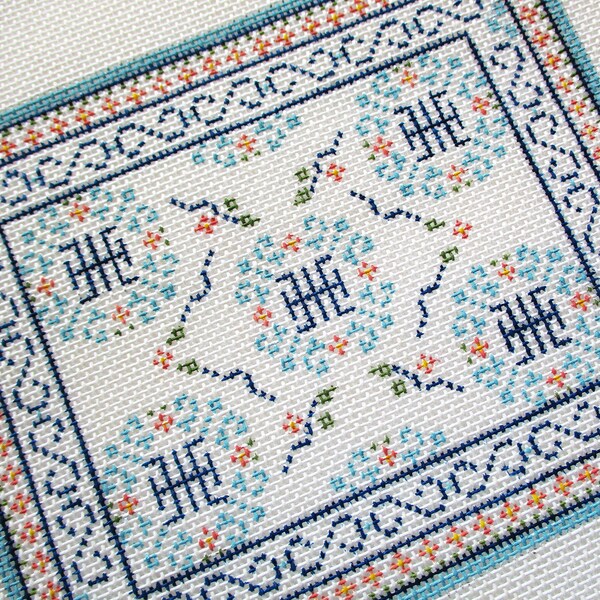 Needlepoint Canvas Handpainted - Etsy