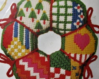 Needlepoint Wreath | Etsy