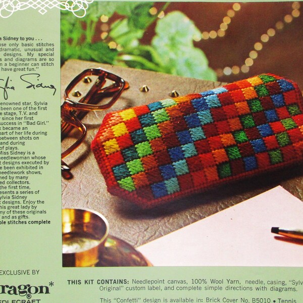 Geometric Needlepoint - Etsy