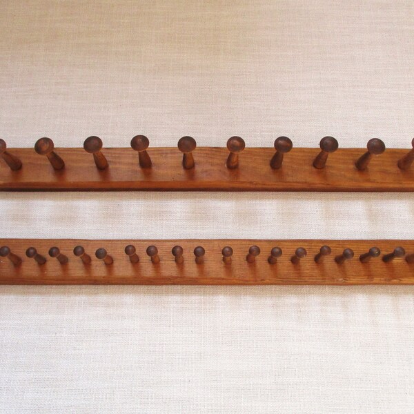 Wooden Peg Rack - Etsy