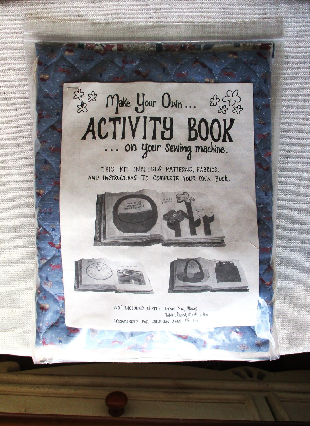 Preschool Craft Kit Activity Book Making Kit Vintage Felt Kit for Kids ...