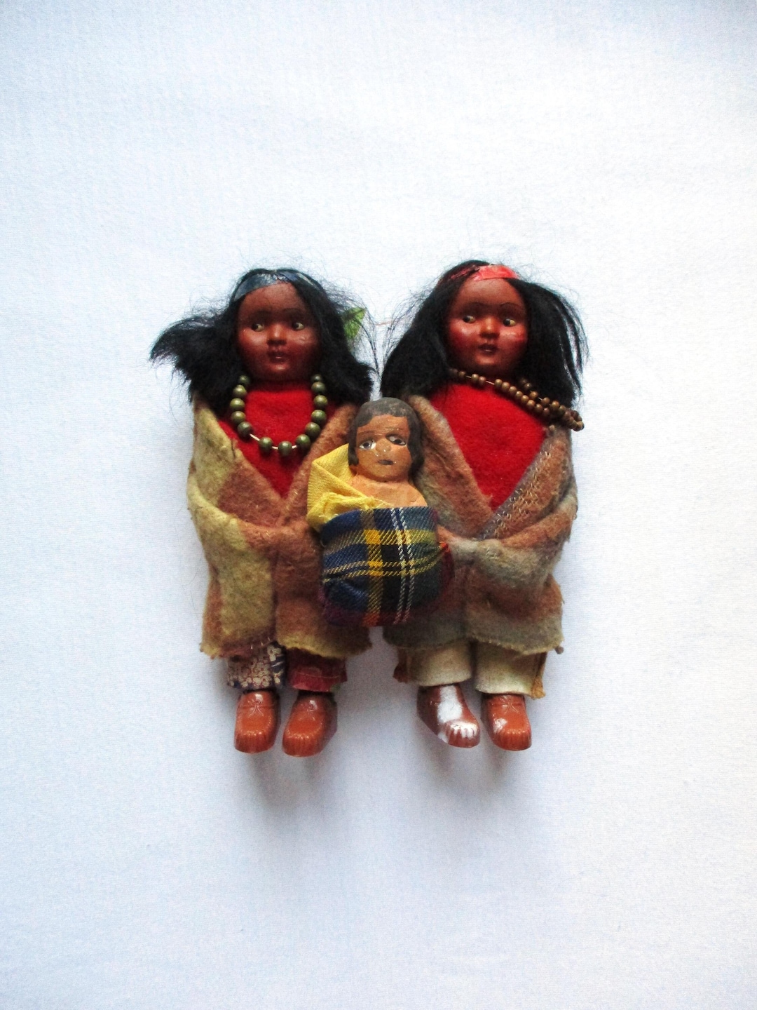 Vintage Skookum Dolls Native American Dolls Vintage Eskimo Women Girl ...