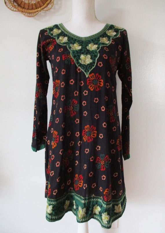 Vtg long tunic top - Gem