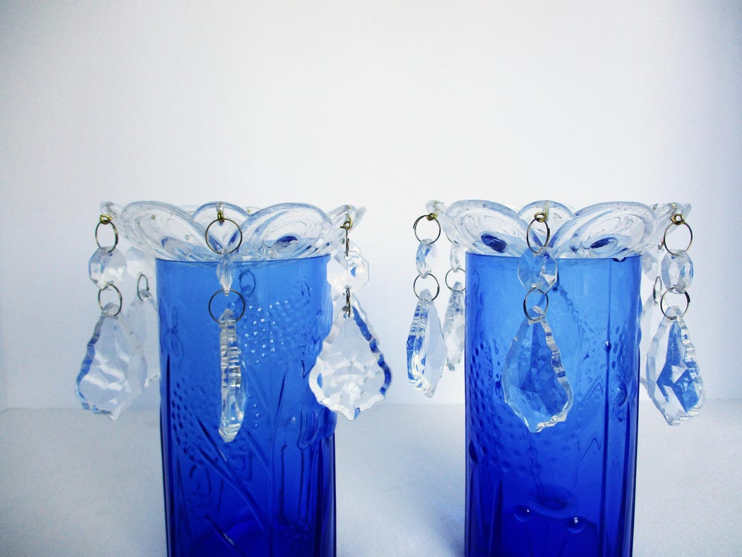 Candle Drip Catcher Set Vintage Bobeche Wax Drip Catchers Clear With ...