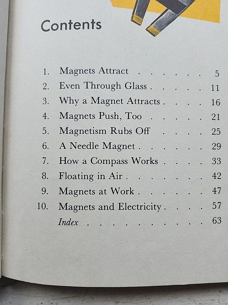 Junior Science Book of Magnets by Rocco V. Feravolo 1960 Garrard Press ...