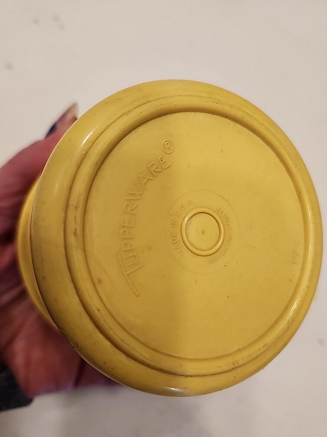 Tupperware Vintage Mustard Yellow Retro 70's Nesting Measuring Cups Set ...