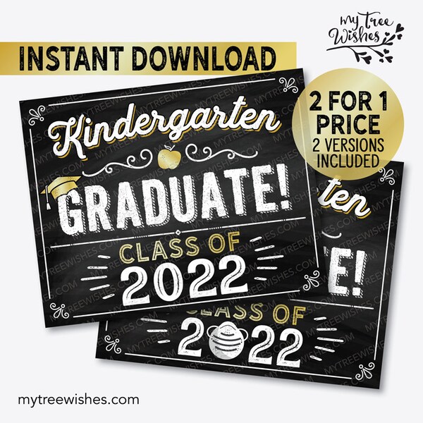 Kindergarten Quarantine Graduation Sign - Etsy