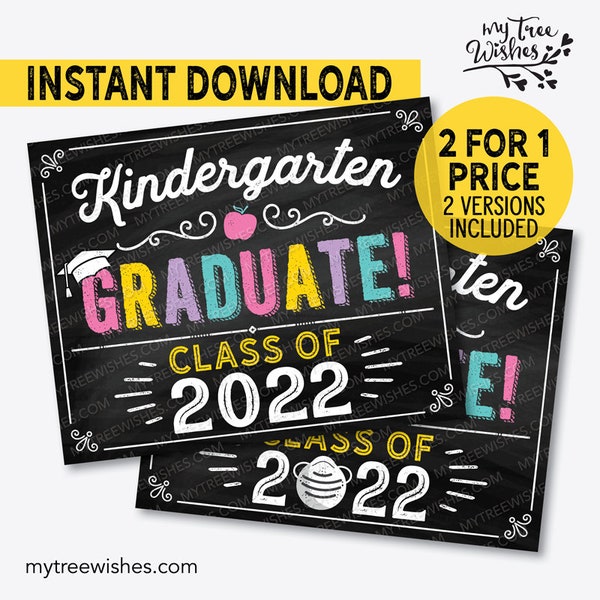 Kindergarten Quarantine Graduation Sign - Etsy