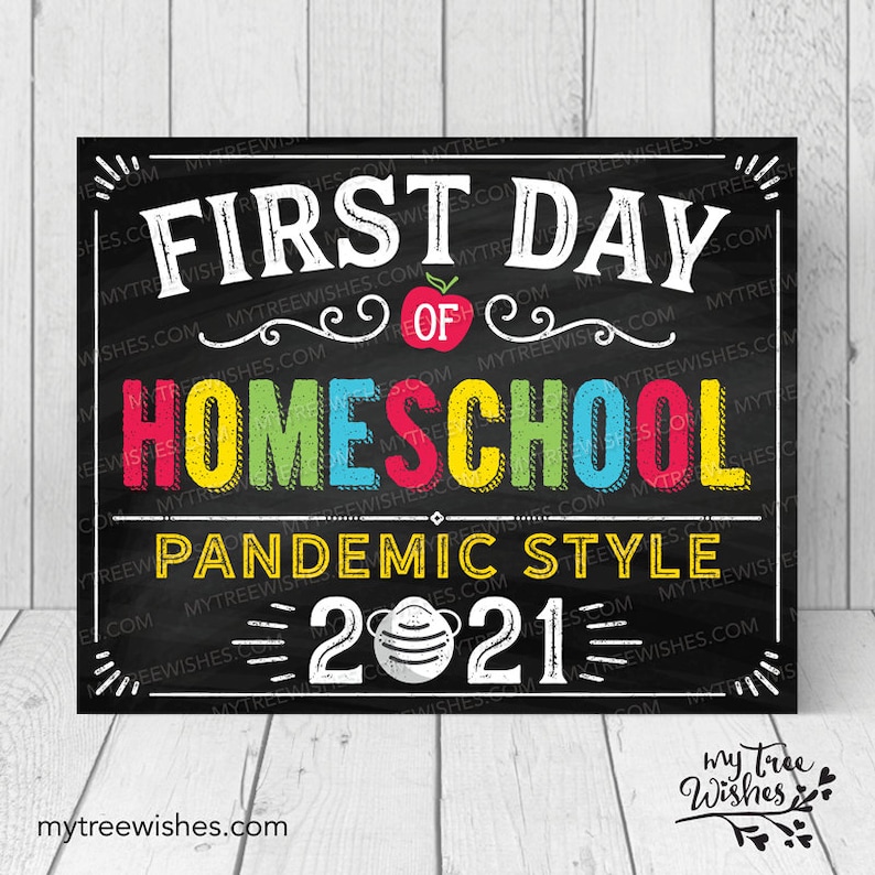 First Day of Homeschool Sign First Day of Homeschool | Etsy