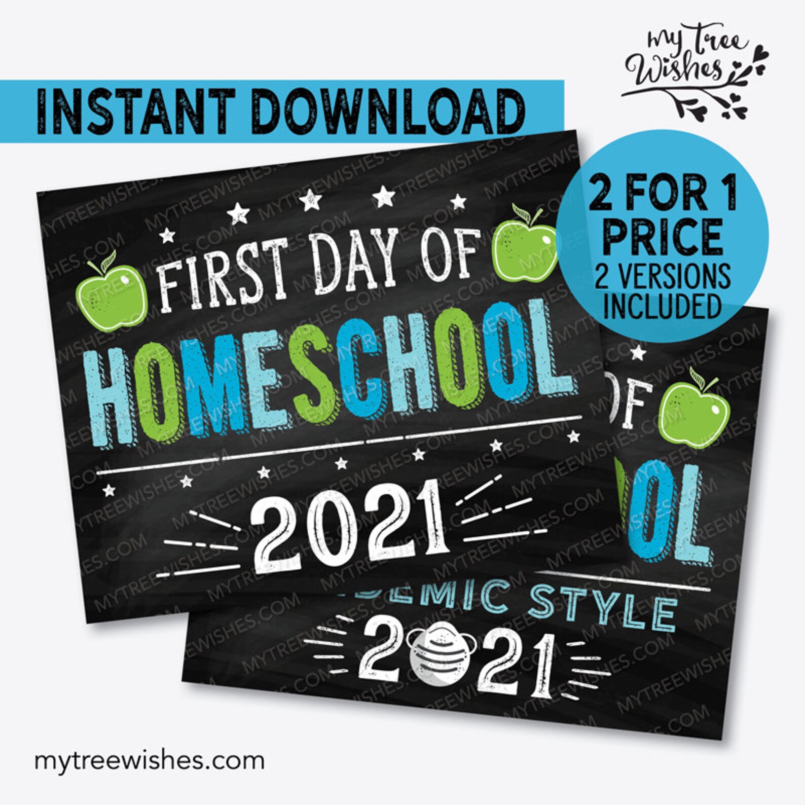 First Day of Homeschool Sign First Day of Virtual Learning - Etsy