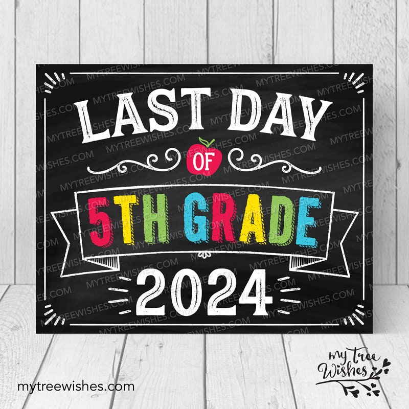 5th Grade Sign' - Etsy
