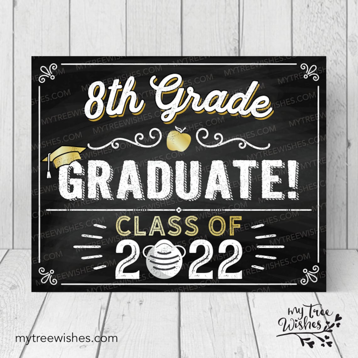 Last Day of Middle School Sign 8th Grade Graduation | Etsy