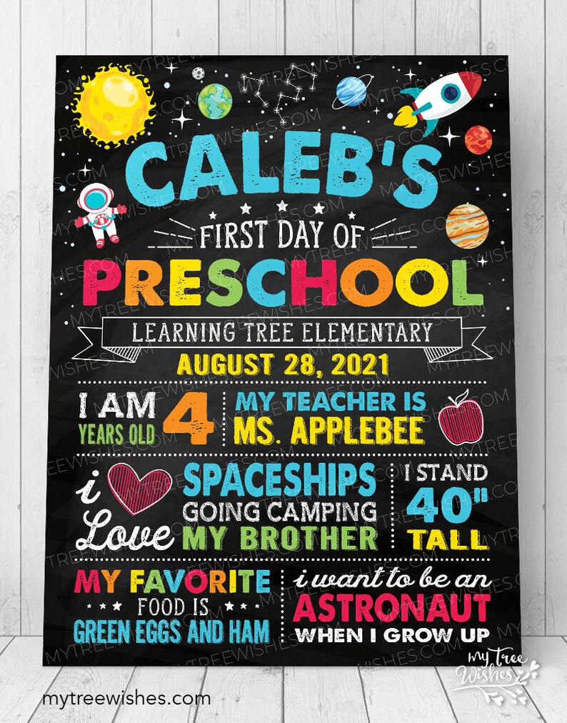 Mermaid First Day of School Sign - 1st Day of School Sign - Back to ...