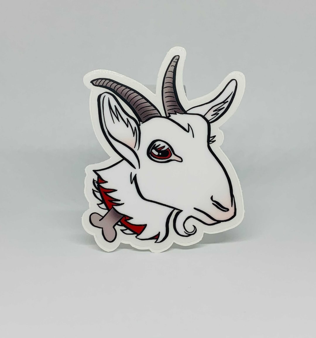 Goat Head Sticker - Etsy