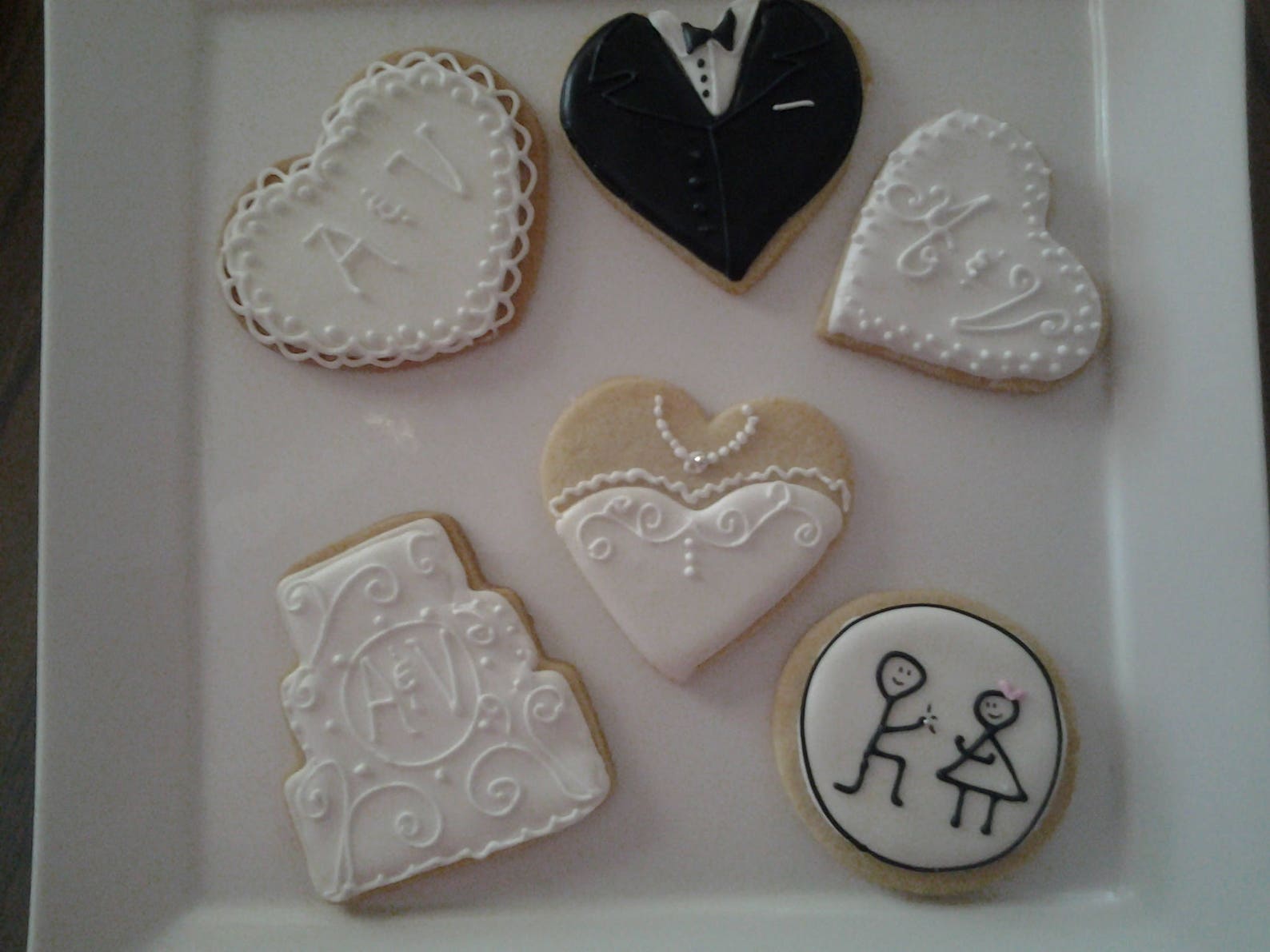 Bridal and Groom Cookies | Etsy
