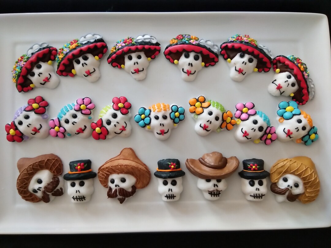 24 Sugar Skull Altar Ofrendas/halloween Fun/gift/favors/decorations - Etsy