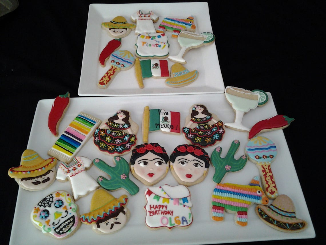Mexican Fiesta Themed Cookies | Etsy
