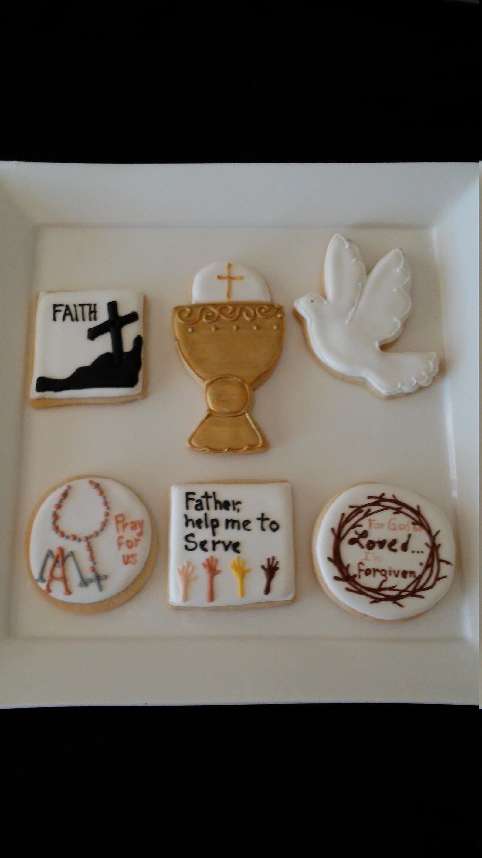 Religious Gift Box Cookies - Etsy
