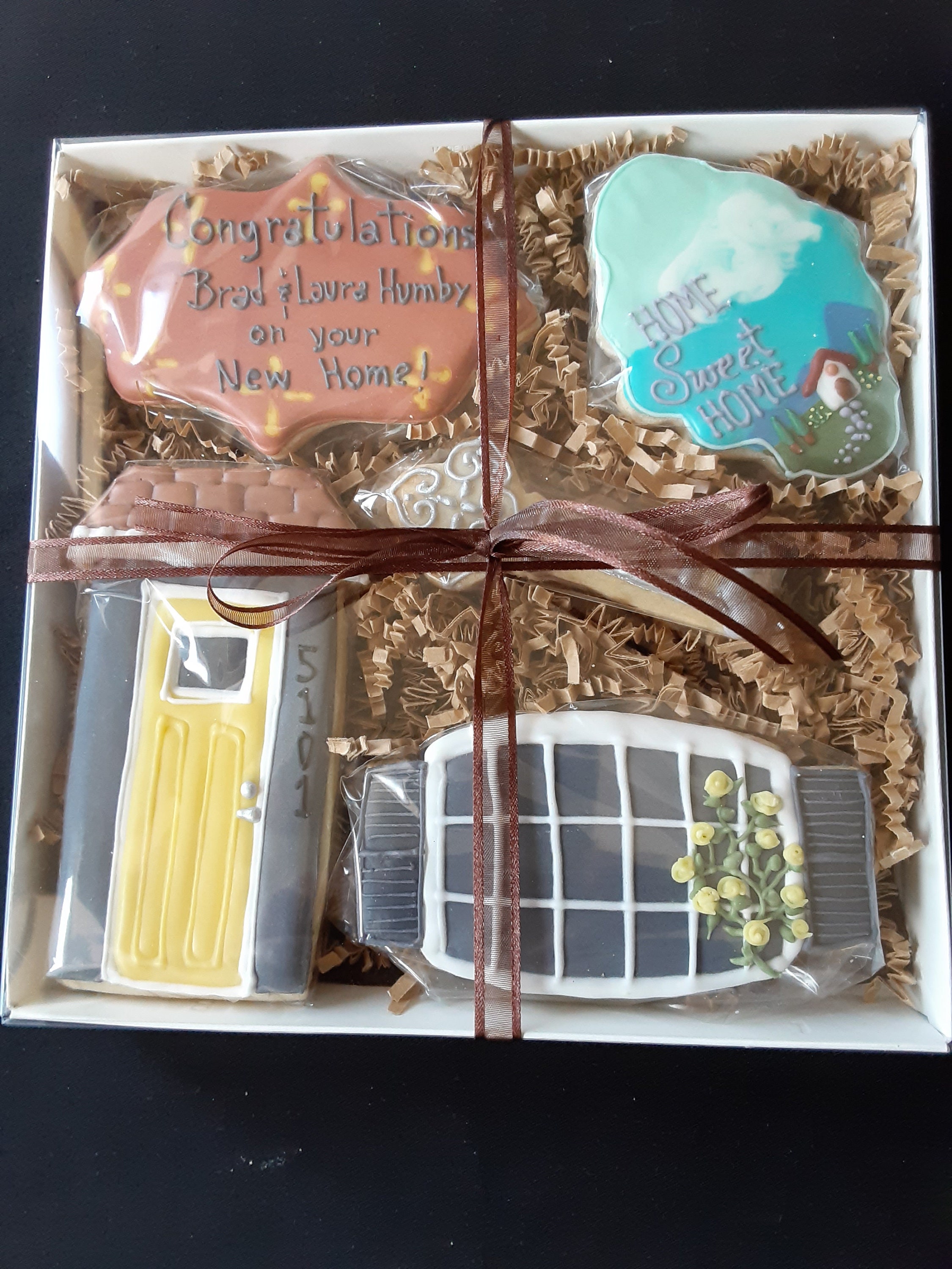 New Home Congratulation Cookie Gift - Etsy