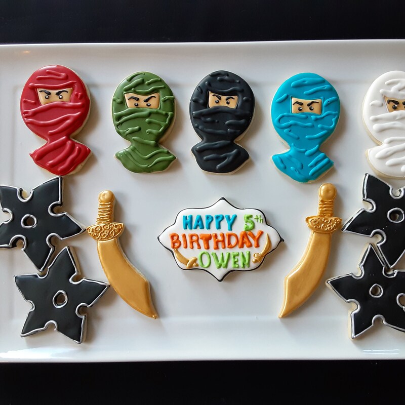 Ninja Star Cookies - Etsy