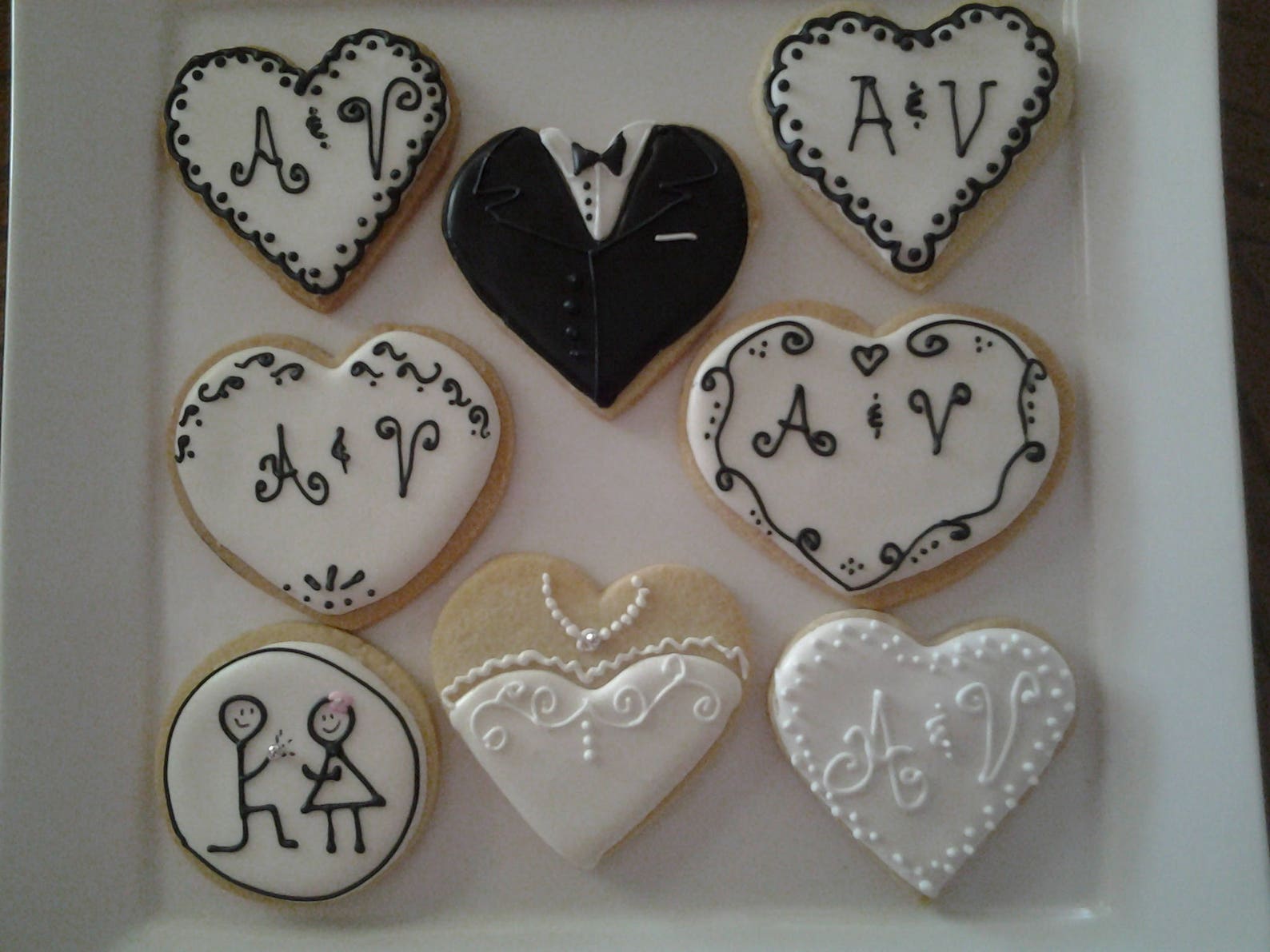 Bridal and Groom Cookies | Etsy