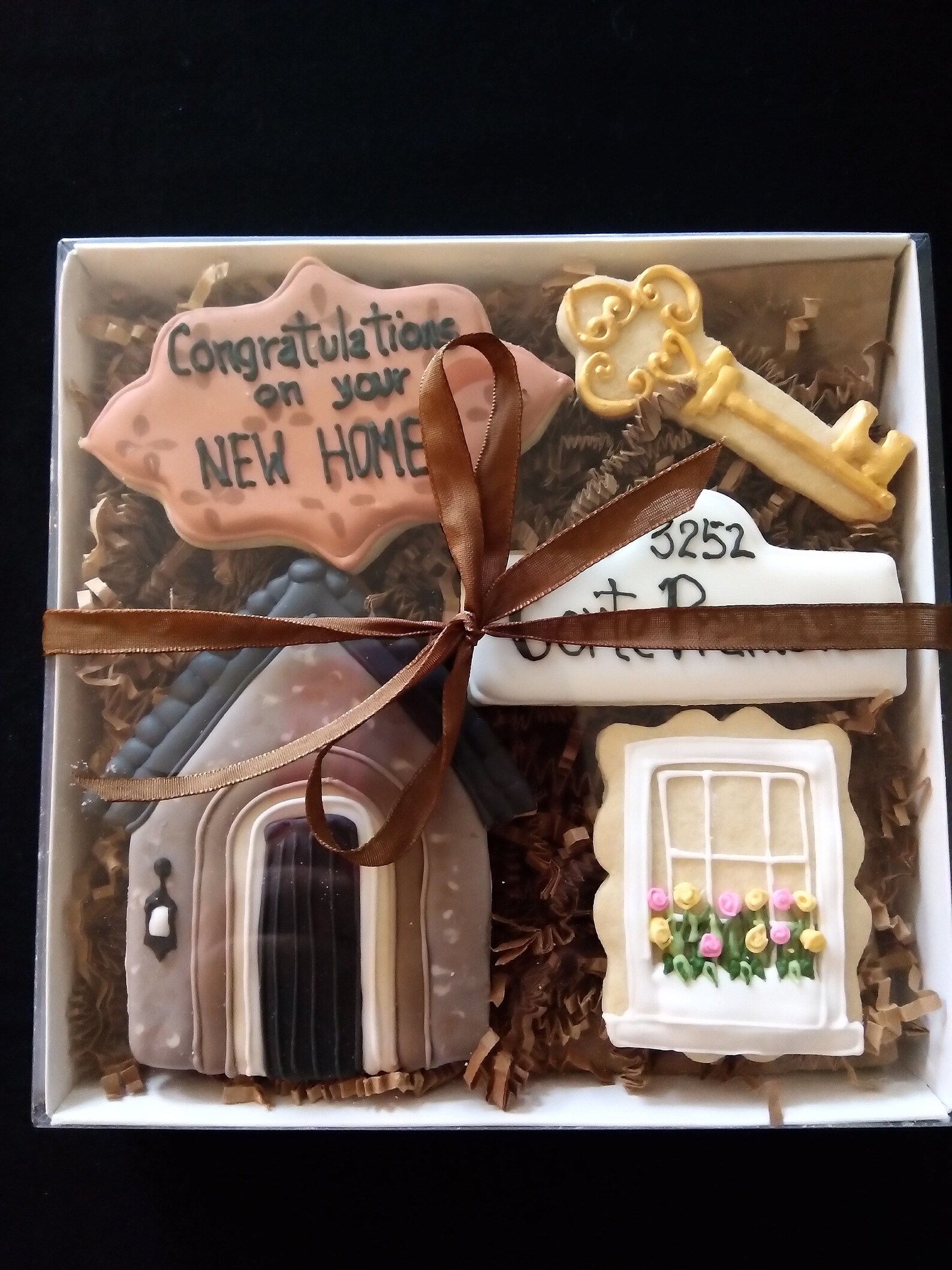 New Home Congratulation Cookie Gift - Etsy