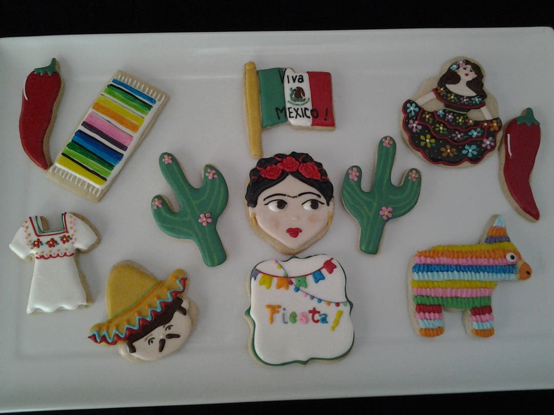 Mexican Fiesta Themed Cookies - Etsy