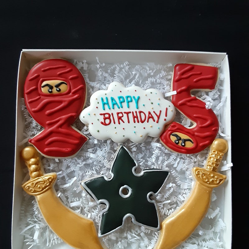 Ninja Star Cookies - Etsy